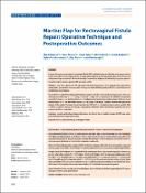 Martius Flap for Rectovaginal Fistula Repair: Operative Technique and ...